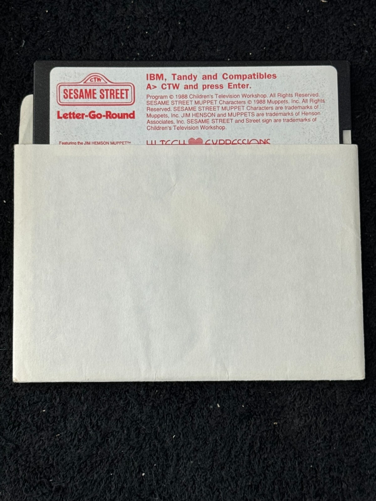 Sesame Street Letter-Go-Round for IBM / Tandy Computer - 5.25 Media | eBay