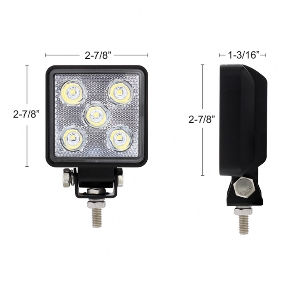 5 LED High Power Mini Square Spot Light - 1000 Lumen - 12V/24V | eBay