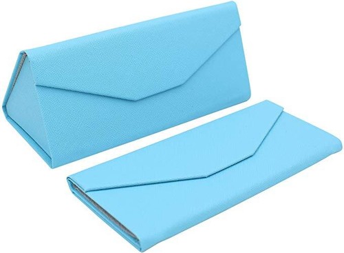 5PCS Magnetic Portable Eyeglasses Glasses Case Boxe Triangular Folding ...