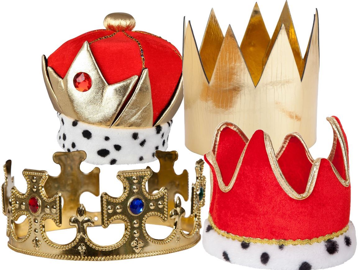 Queen Crowns Gold 14cm Tall Large Gold Crystal Crown Tiara Wedding