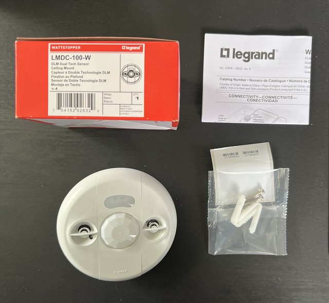 Wattstopper LMDC-100 Dual Technology 24 Volt Digital Occupancy Sensor ...