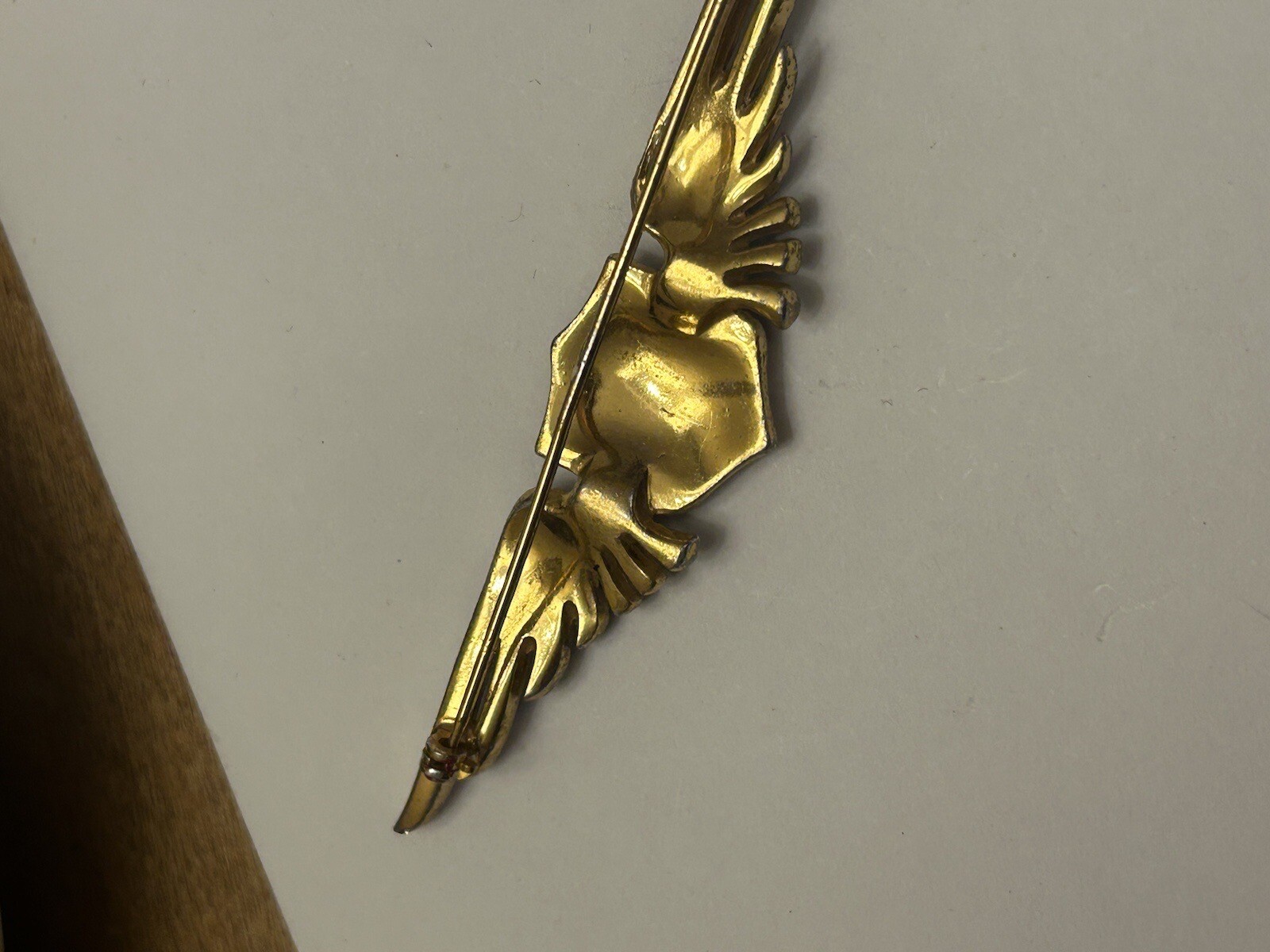 1940 Alfred Philippe TRIFARI Patriotic Rhinestone Ena… - Gem