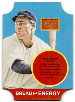 2013 PANINI GOLDEN AGE BREAD FOR ENERGY HACK WILSON. | eBay