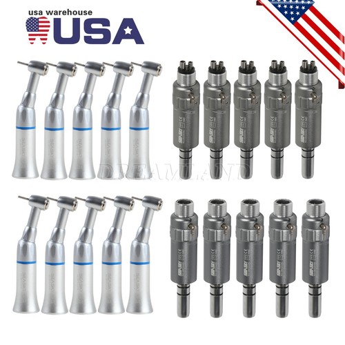 Dental Low Speed Contra Angle / Air Motor 2/4Holes Micromotor Kit FG1 ...