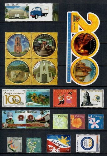 (RP18) PHILIPPINES - 2018 COMPLETE YEAR STAMP SETS WITH SOUVENIR SHEETS ...