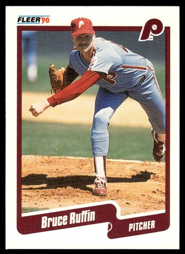 1990 Fleer Baseball Card Bruce Ruffin Philadelphia Phillies #572 | eBay