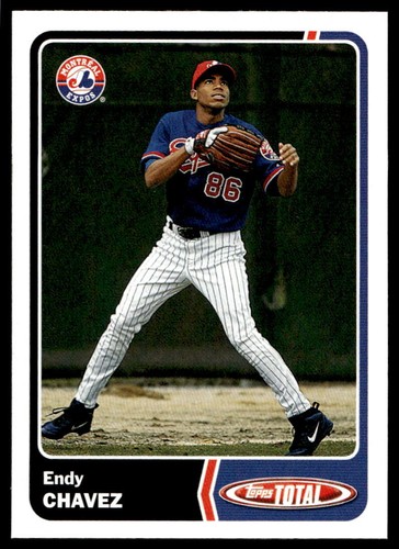 2003 Topps Total 839 Endy Chavez Montreal Expos Baseball Card | eBay