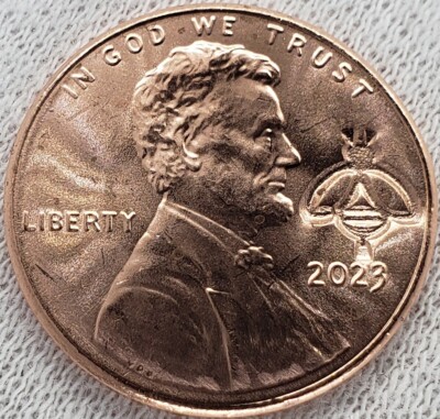 2023 Lincoln Penny Bumble Bee Bug Insect Counterstamp Gift Lucky Charm ...