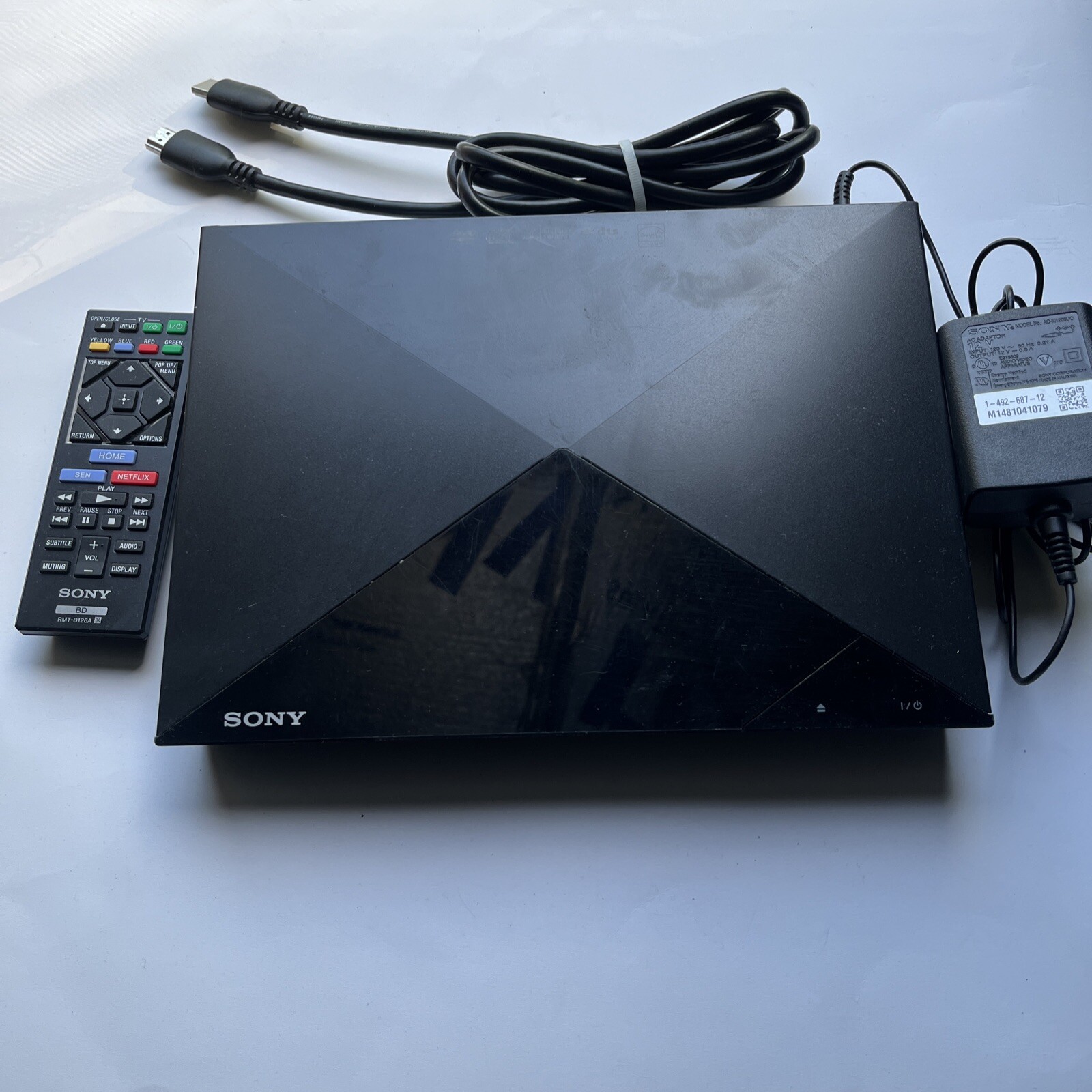 SONY BDP-S1200 Smart Full HD Blu-Ray Disc Player Black W/ Remote HDMI ...