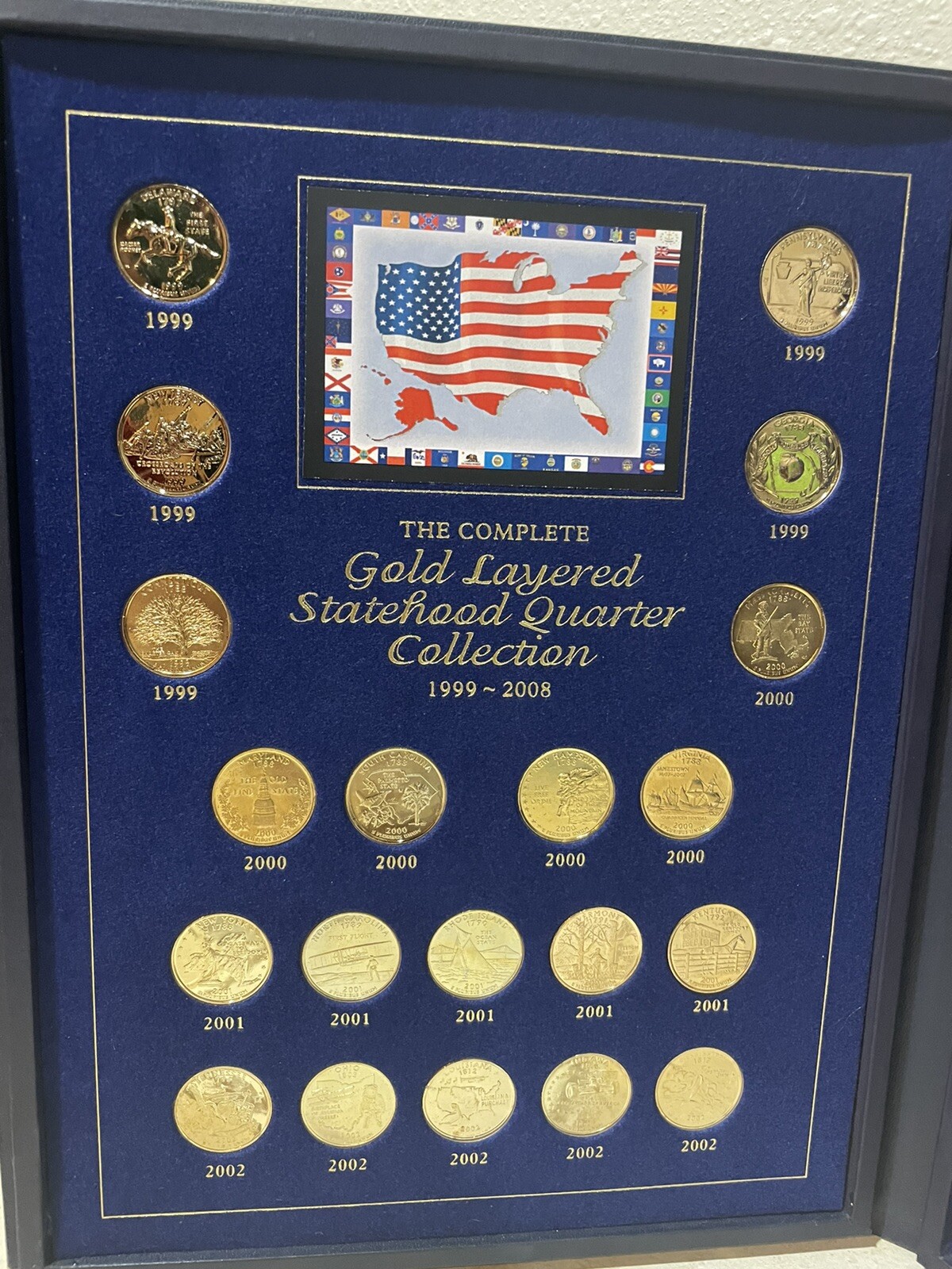 The Complete Gold-Layered Statehood Quarter Collection 1999-2008 | eBay