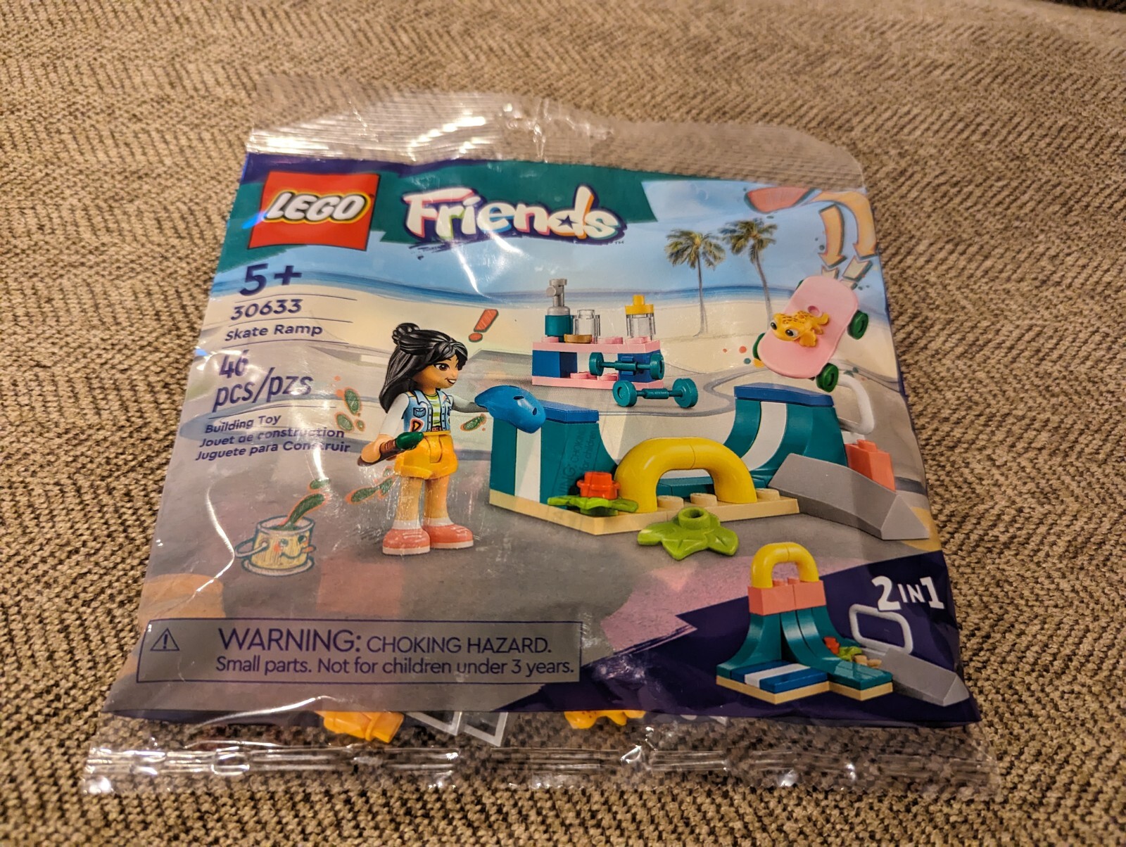 LEGO Friends Skate Ramp 2 in 1 Polybag 30633 Skateboard | eBay