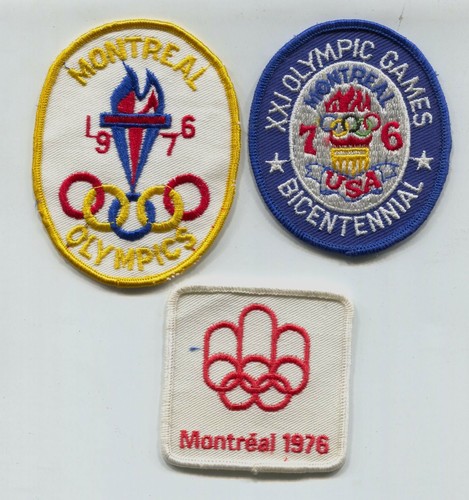 3 Vintage Patches 1976 Montreal Summer Olympics USA Bicentennial ...