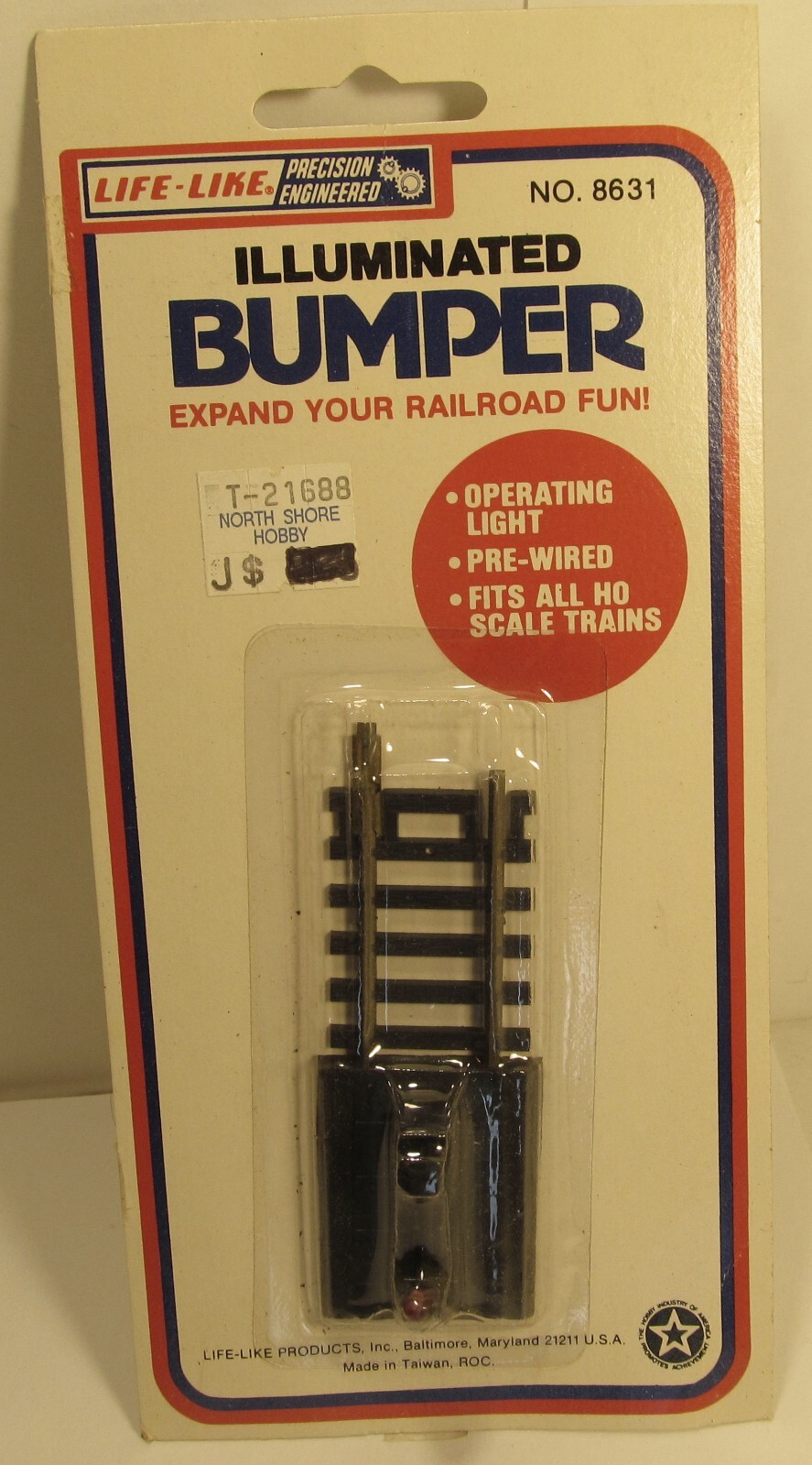 Life-Like HO #8631 Illuminated Bumper Train Track MOC | eBay