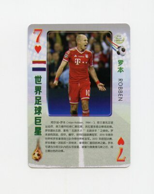#TN07129 ARJEN ROBBEN World Soccer Superstars Card | eBay