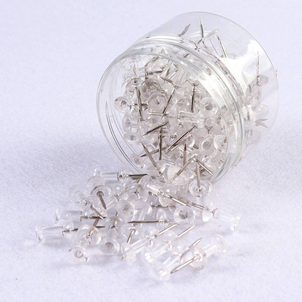 Push Pin Colored I-Pins Mix Drawing Pins Anti Rust Cork Office Supplies ...