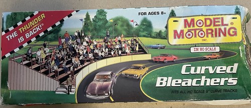 AURORA MODEL MOTORING HO SCALE SLOT CAR RACING CURVED BLEACHERS PLASTIC ...