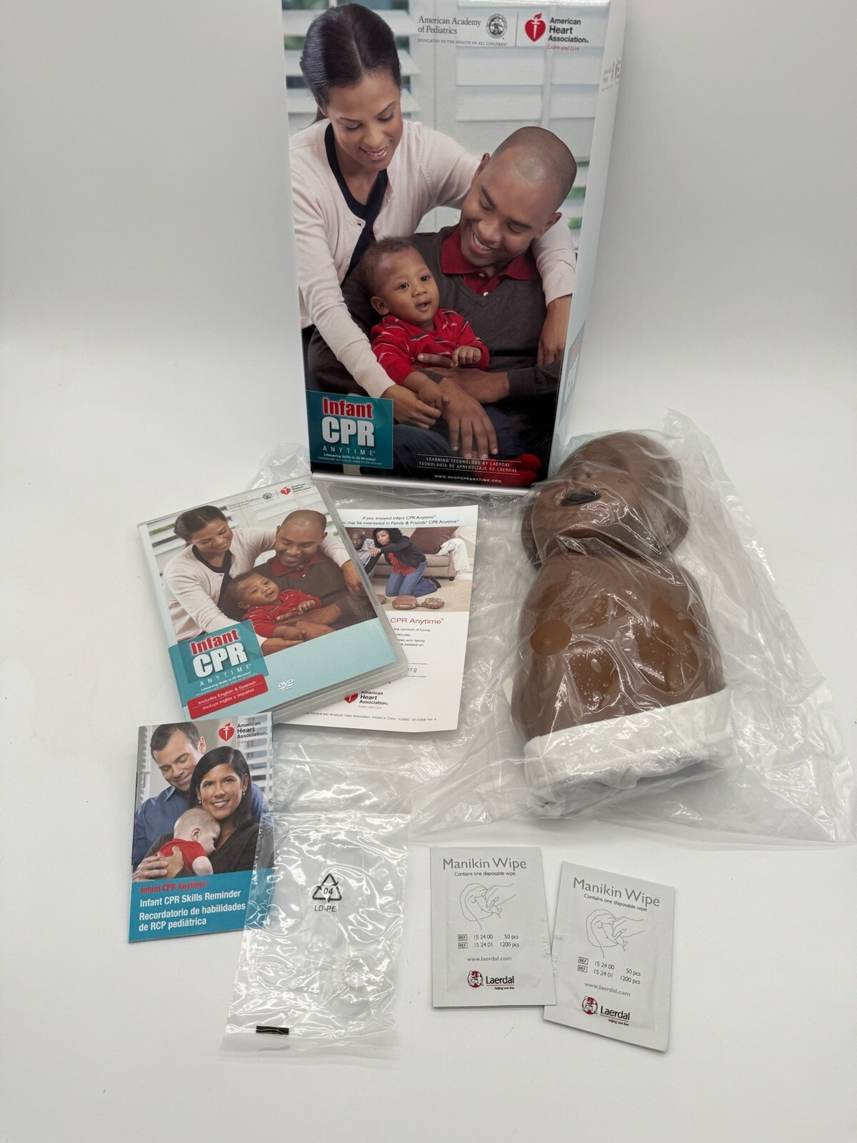 Infant CPR Anytime Kit : Light Skin (English and Spanish) by American ...