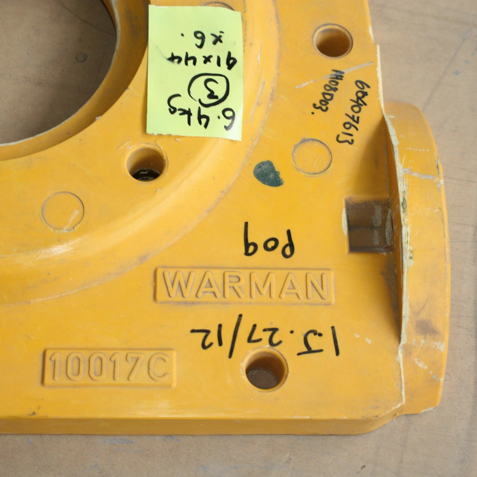 Weir Warman 10017c 10017CP09 feed box top plate pump cover FIBREGLASS ...
