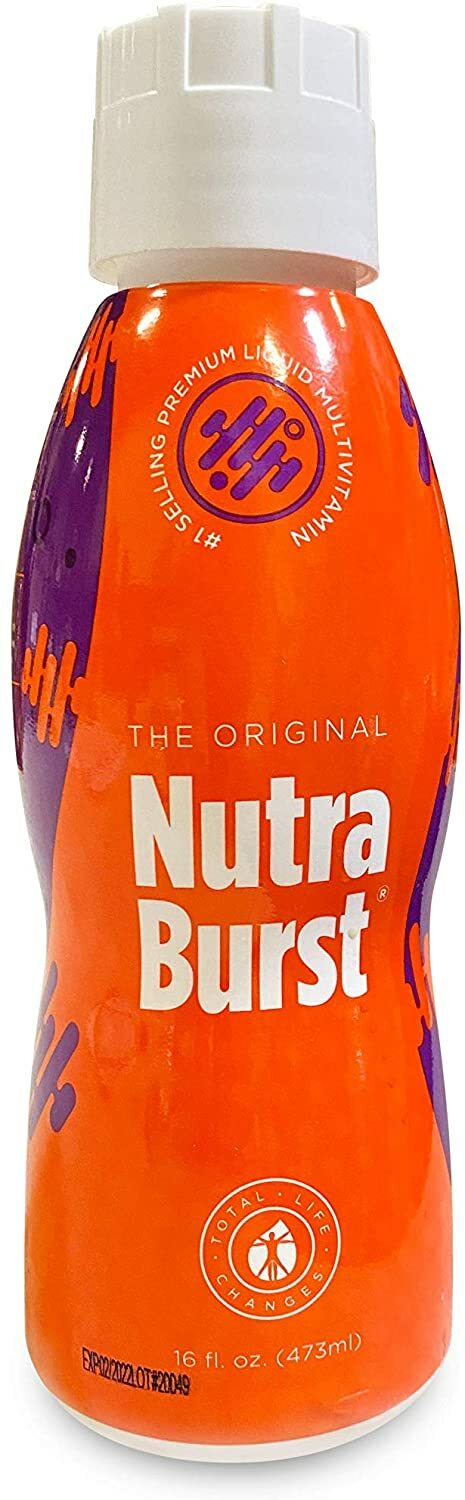 NUTRABURST MULTIVITAMIN LIQUID 16OZ ONE MONTH SUPPLY ESSENTIAL VITAMIN ...