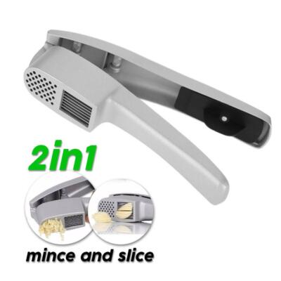 Heavy Duty Aluminum Garlic Press Slicer Crusher Mincer Kitchen Tool 2 ...