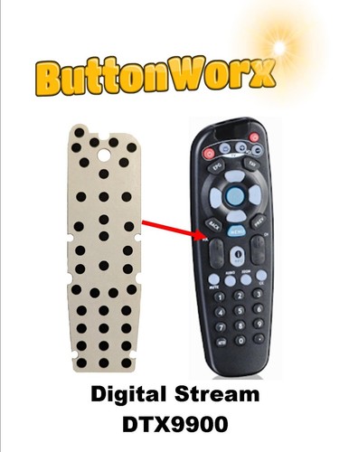 Button Repair for DIGITAL STREAM Remote Control DTX9900, DTX9950 ...