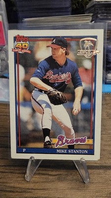 1991 Topps Desert Shield Mike Stanton #514 Atlanta Braves SP 🔥🔥🔥 | eBay