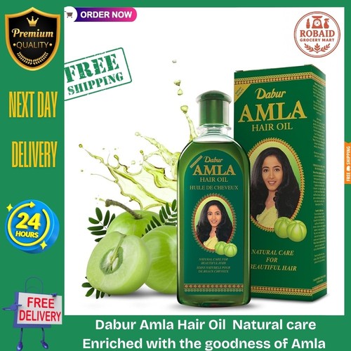 Dabur Amla Hair Oil Natural care Enriched with the goodness of Amla UK ...