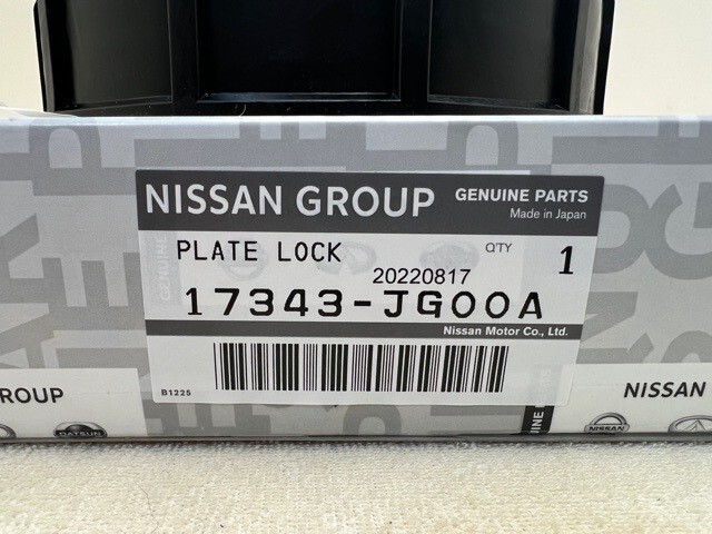 NISSAN GENUINE PLATE LOCK FUEL GAUGE 17343-JG00A 17343-79900 for sale ...