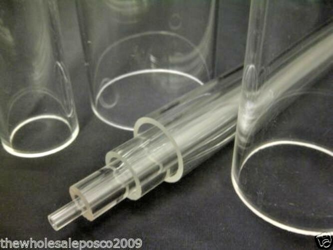 Plastic Tube Acrylic Perspex® Clear Rigid Pipe 12 inch Lengths 5mm to ...