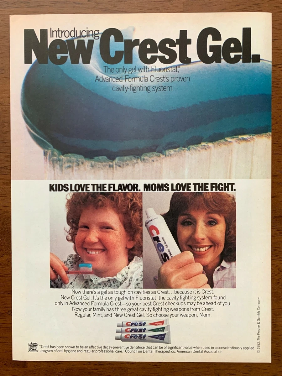 Crest Toothpaste Print Ad