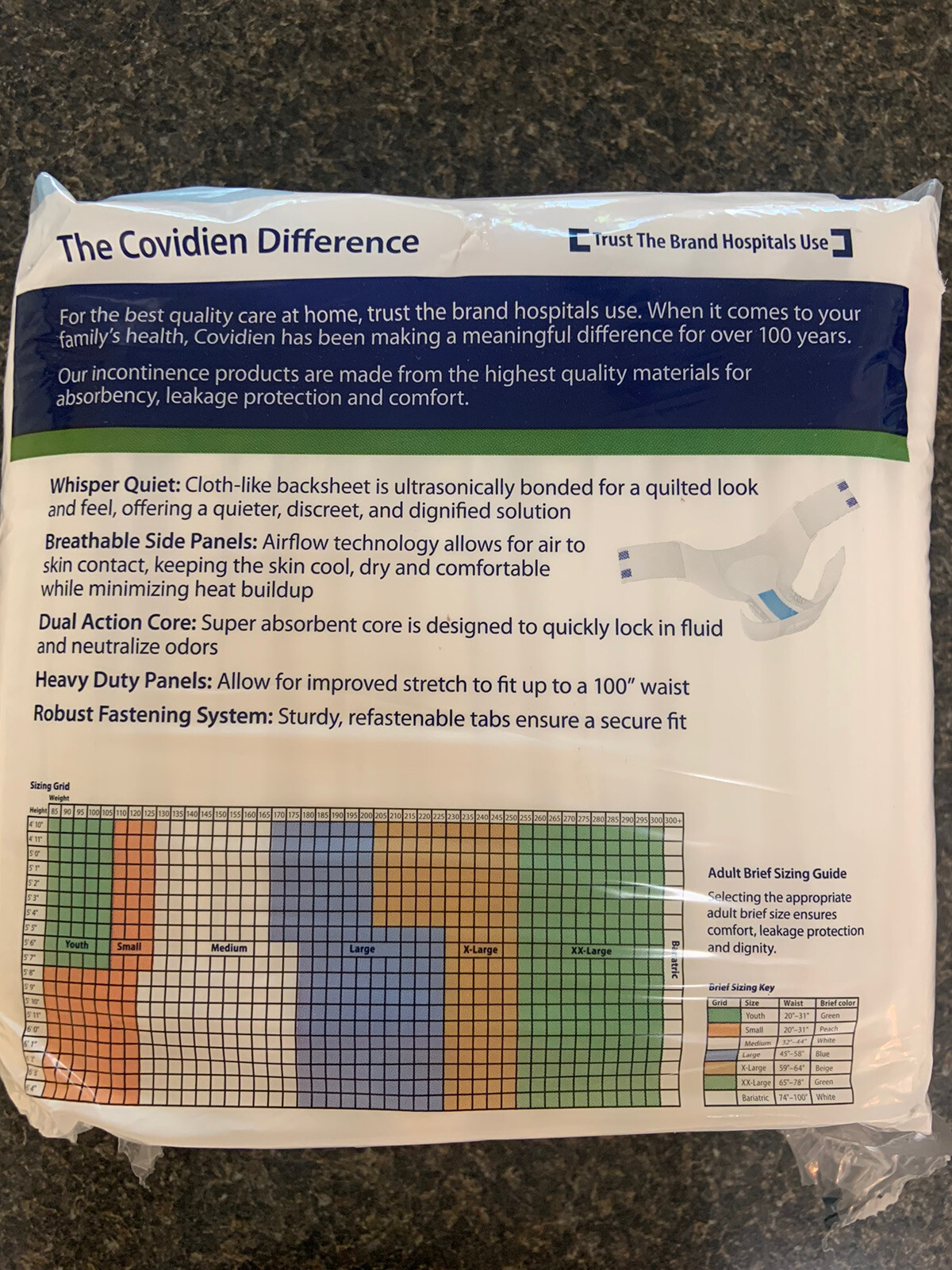 Wings Super Quilted Bariatric Adult Incontinence Briefs Diapers 3XL/4XL ...