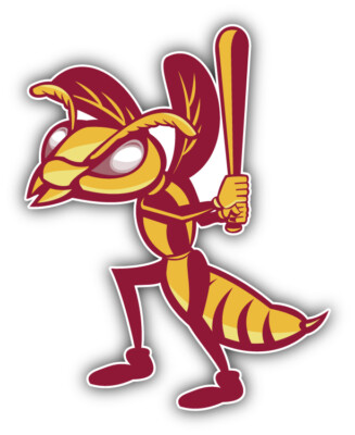 Hornet Wasp Baseball Player Animal Car Bumper Sticker Decal - ''SIZES ...