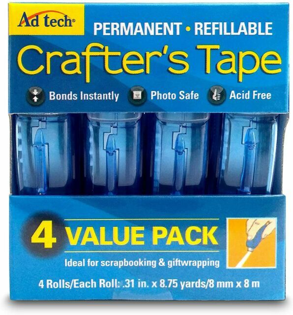 AdTech 05603 Permanent Glue Runner Crafter's Tape - Pack of 4 for sale ...