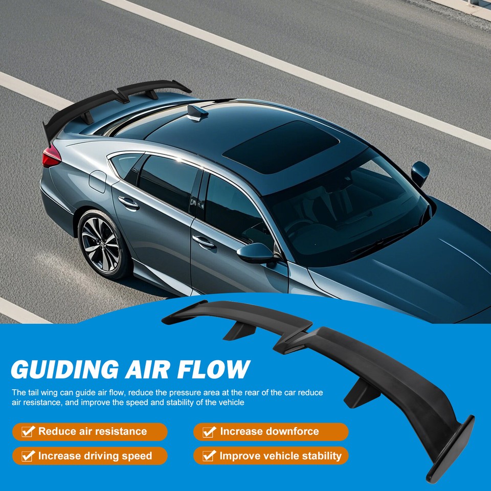 55" For Mitsubishi 3000GT Coupe Rear Trunk Spoiler Wing GT PRO Style ...