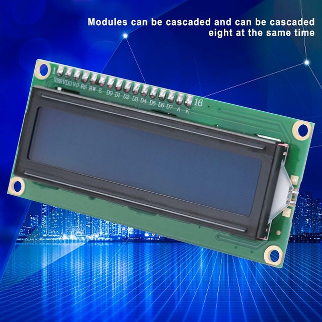 1Pcs IIC/IC2 Interface LCD1602 LCD Display Adapter Board Module 5V 8x3 ...