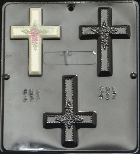 Decorative Cross Chocolate Candy Mold Religious 417 NEW | eBay