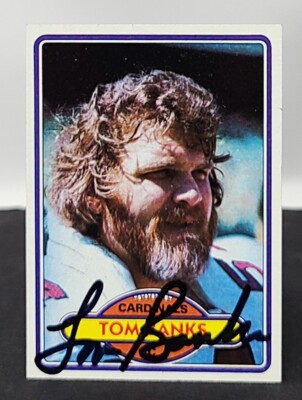 TOM BANKS Signed Autograph 1980 Topps Football Card #148 St. Louis ...