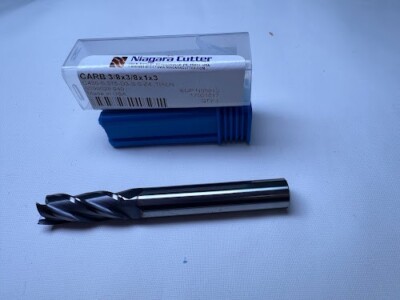NIAGARA CUTTER CARBIDE ENDMILL N55813 3/8"X3/8"X1"X3" 4FL SE | eBay