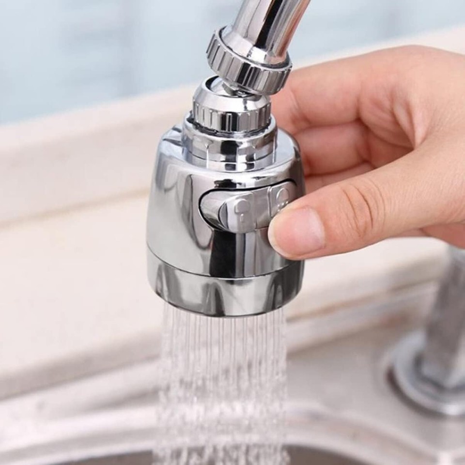 360 Degree Rotating Faucet Movable Kitchen Tap Head Water Saving Nozzle ...