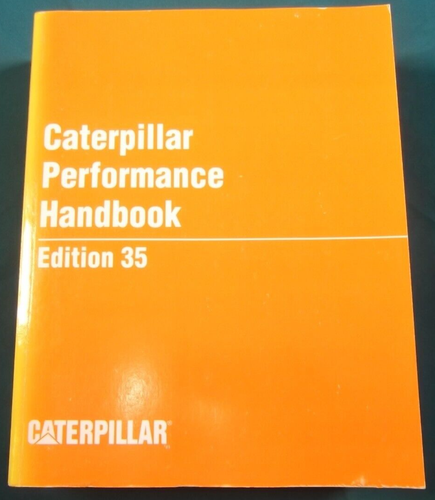 CAT CATERPILLAR PERFORMANCE HANDBOOK EDITION 35 35TH BOOK MANUAL 2004 ...