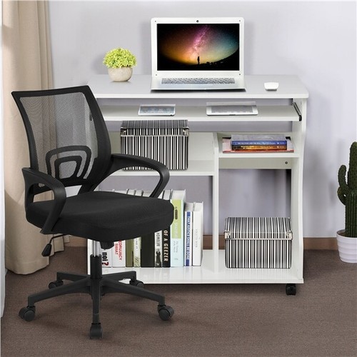 Space Saver Study Table Wooden Office Computer Desk PC Table with ...