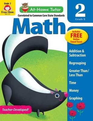 Math Skills, Grade 2 Workbook: At-Home Tutor, Addition, Subtraction ...