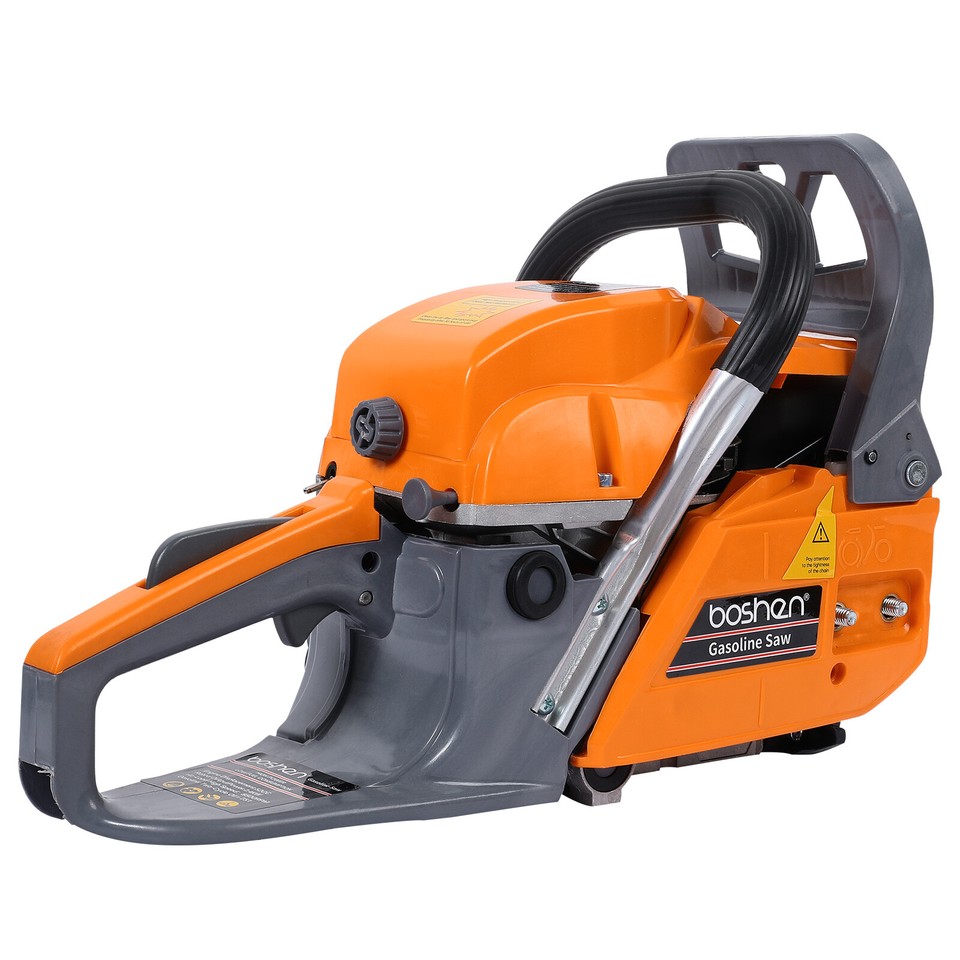 52CC 20" Gasoline Chainsaw Powered Wood Cutting Engine Gas Crankcase ...