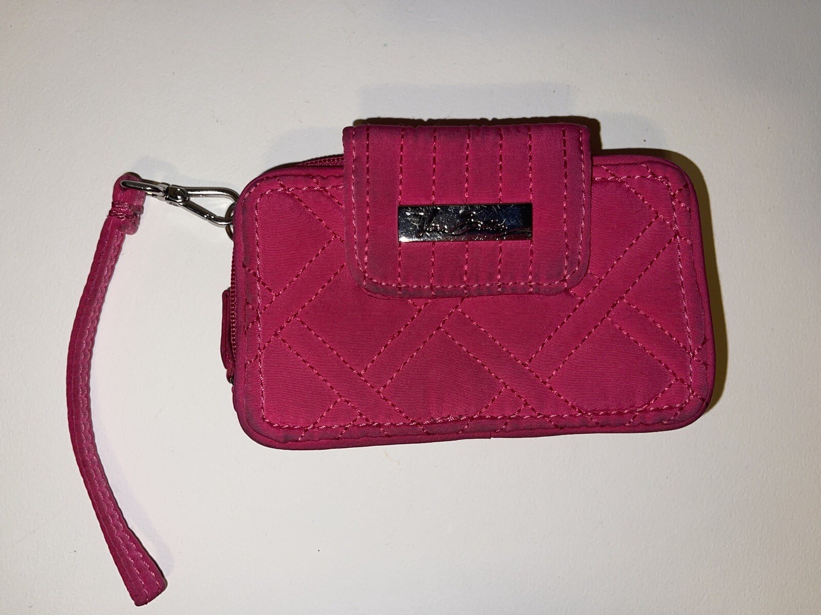 Vera Bradley Smartphone Wristlet Classic Fuschia Microfiber Wallet | eBay