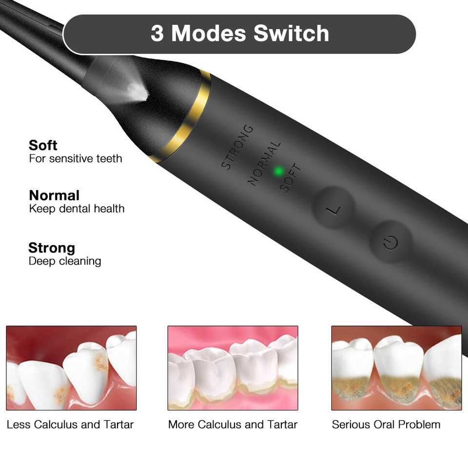 Ultrasonic Dental Scaler Electric Tooth Whitening Cleaning Tool ...