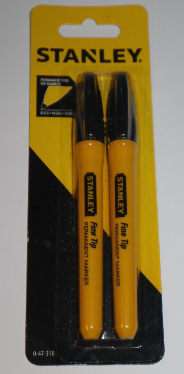 Set 2 Stylo Marqueur Permanent STANLEY | eBay