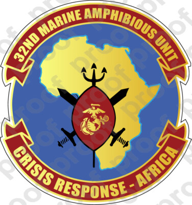 STICKER USMC 32ND MARINE AMPHIBIOUS UNIT USMC LISC NO 20187 | eBay