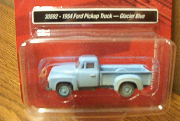 Metal Works Mini Metals 1954 Ford Pickup Truck-Glacier Blue HO Scl ...