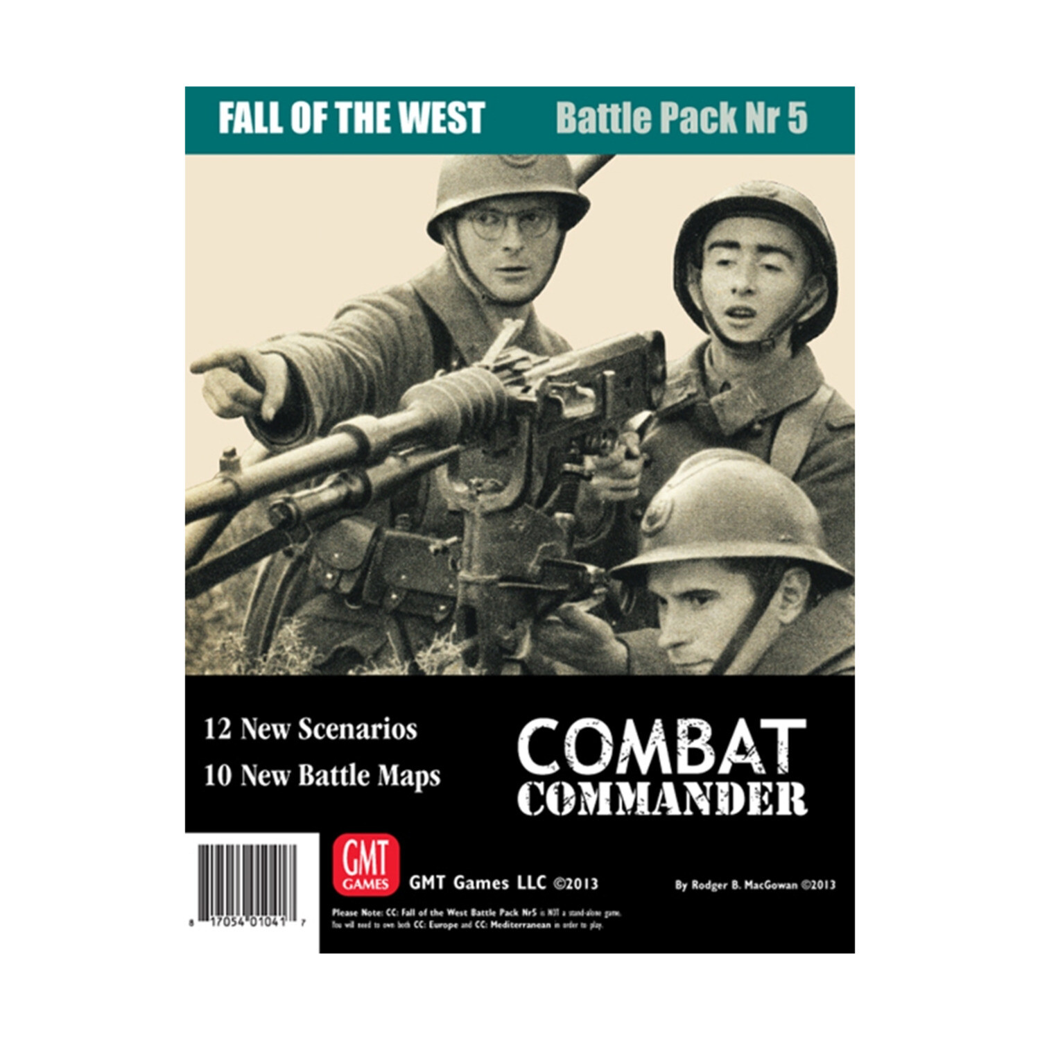 GMT Combat Commander GMT Game Battle Pack #5 - Fall of the West (2nd E ...
