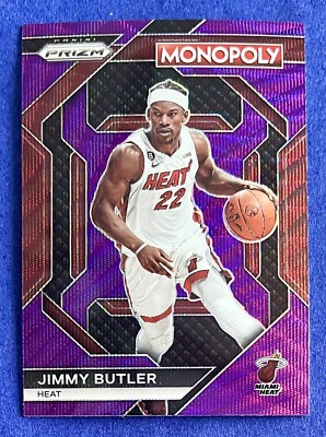 Jimmy Butler 2023-24 Panini Prizm Monopoly PURPLE WAVE PRIZM SKILLS # ...